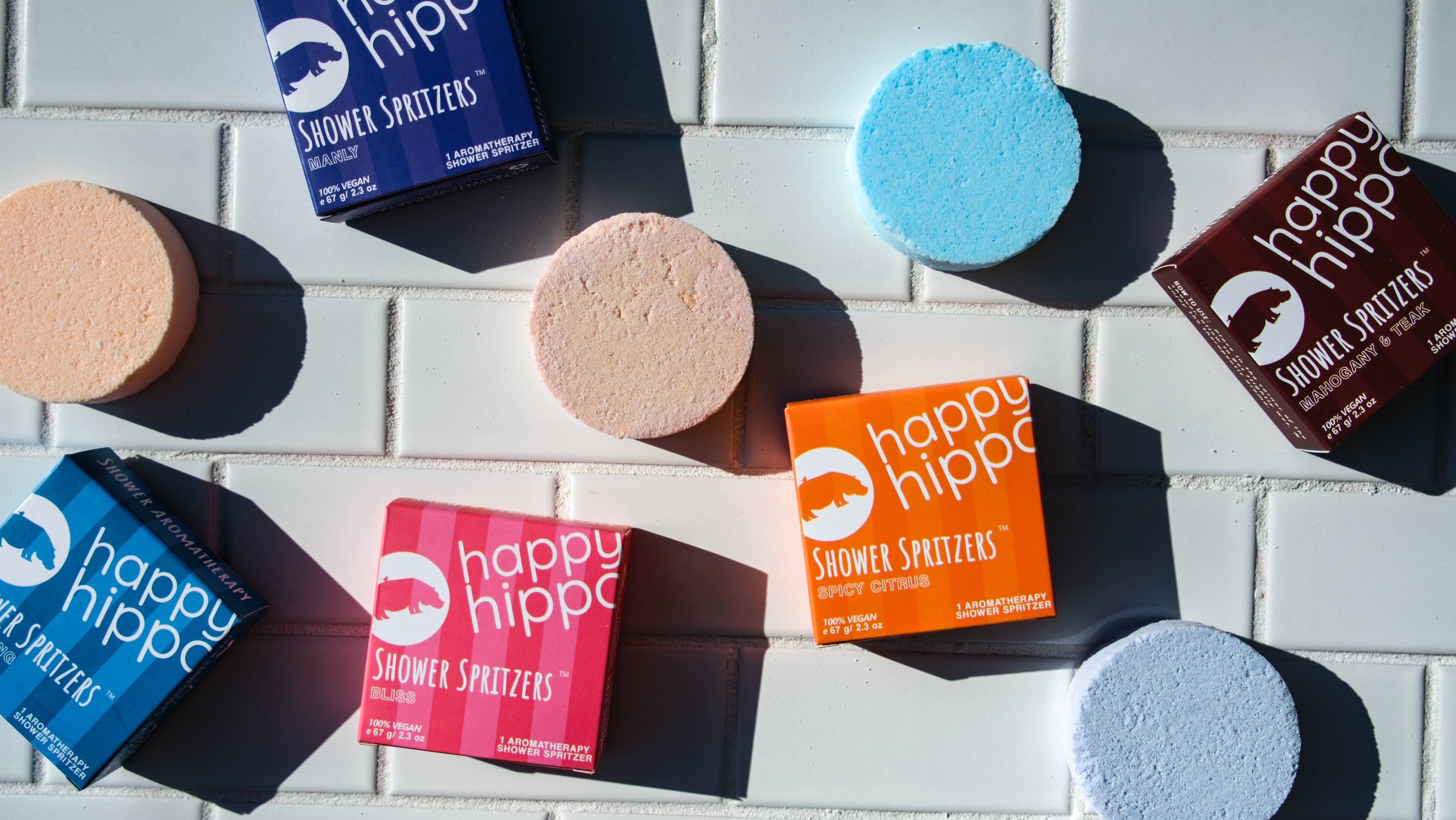 Shower Spritzers – Happy Hippo Bath Co