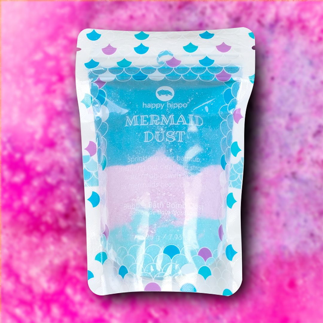 Mermaid Dust - Bubble Bath Bomb Dust – Happy Hippo Bath Co