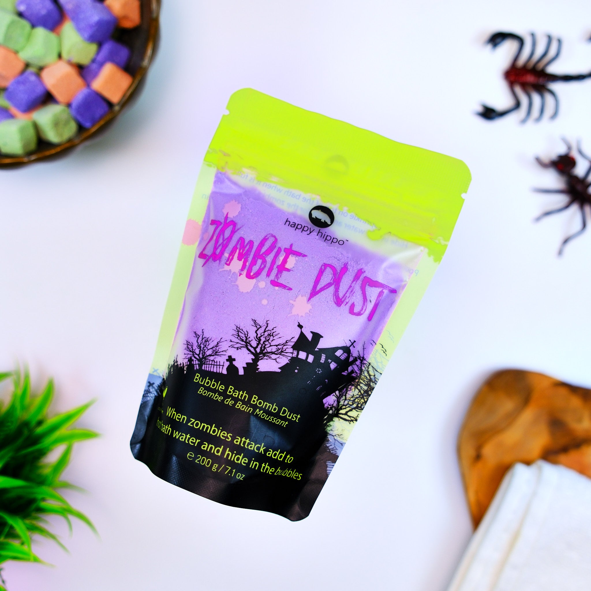 Zombie Dust - Bubble Bath Bomb Dust – Happy Hippo Bath Co