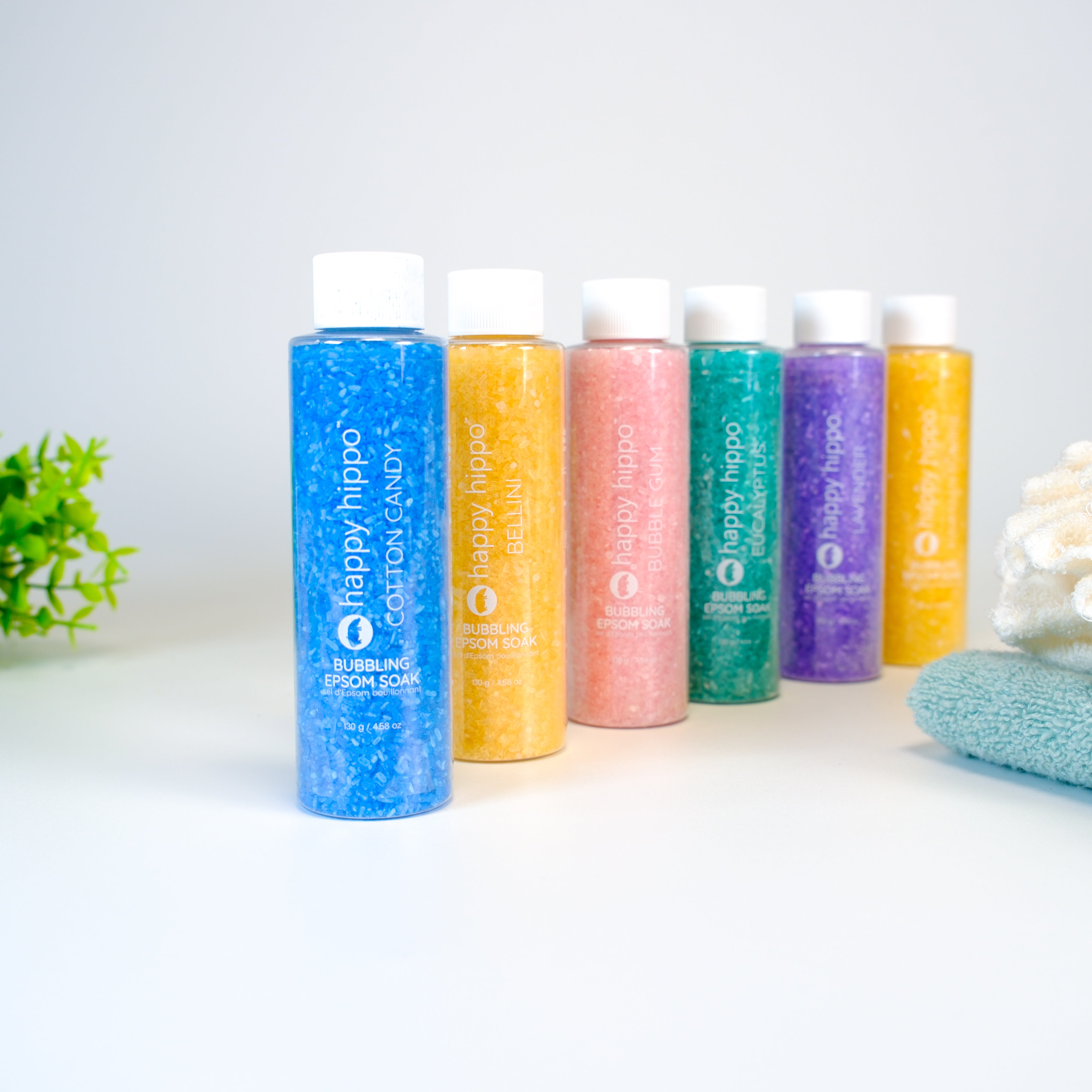 The Sudsy Six - Bubbling Epsom – Happy Hippo Bath Co